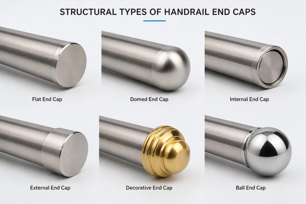Handrail End Caps: Types, Materials, Buying Guide - Highco Metal